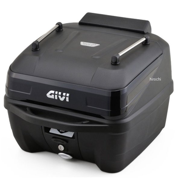ジビ GIVI B32NB-ADV BLOD 未塗装ブラック奥行433×幅405×高さ(外側)303(mm)※ボックスのみのサイズです。重量(ベース込み):3.9kg最大積載重量:3kg容量:32L【仕様説明】A4サイズがスッポリ入り、箱物...