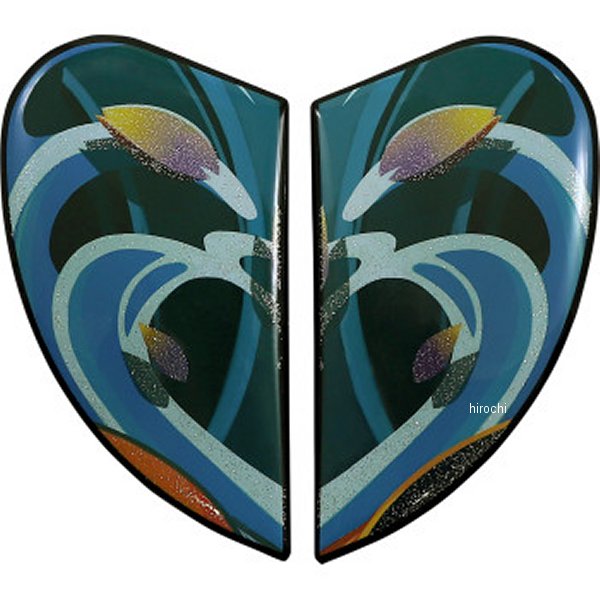 アイコン ICON サイドプレート AIRFORMカラー:ブルーAIRFRAME PRO KOI用補修部品0133-1355楽天 HD店