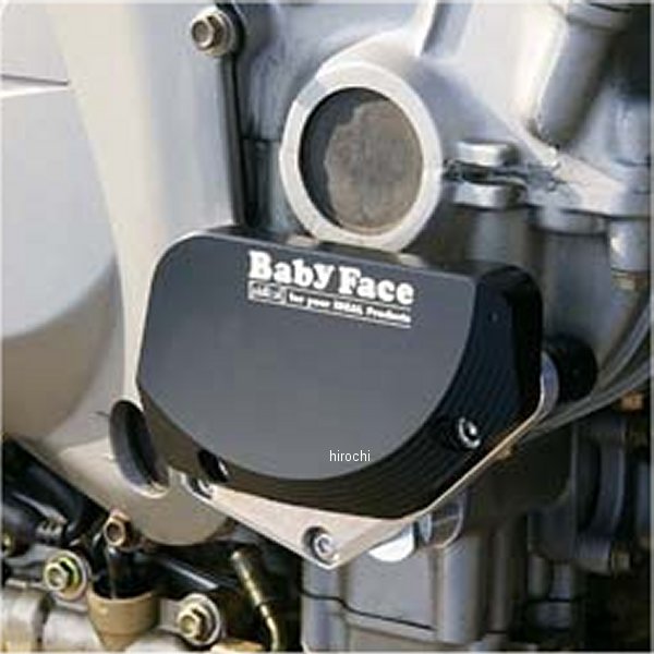 ベビーフェイス BabyFace エンジンスライダー01年-09年 MVアグスタ ブルターレ【仕様説明】取り付けサイド:右側スライダー本体はジュラコンの板材からの削り出しで、これをエンジンに取り付けたマウントプレートにボルトで固定します。ジ...