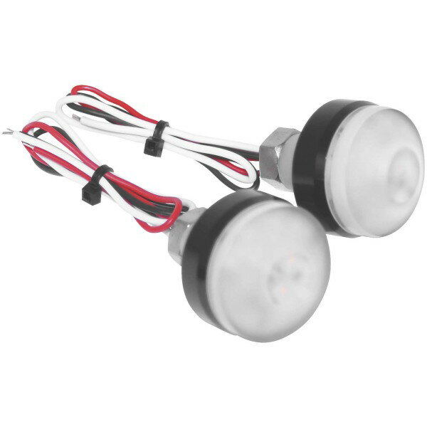 レトリックライティング LETRIC LIGHTING サーフェス インジケーターライト 黒直径1.445インチ(約37mm)3ワイヤーデザイン。ランニングライト（白）、ターンシグナル（アンバー）左右ペア純正ウインカーの交換用ではありません...