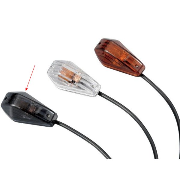 ポッシュ POSH エアロストリームウインカー汎用電球付2個カラー:スモークシングル球（12v15wバルブ付）090023楽天 HD店　