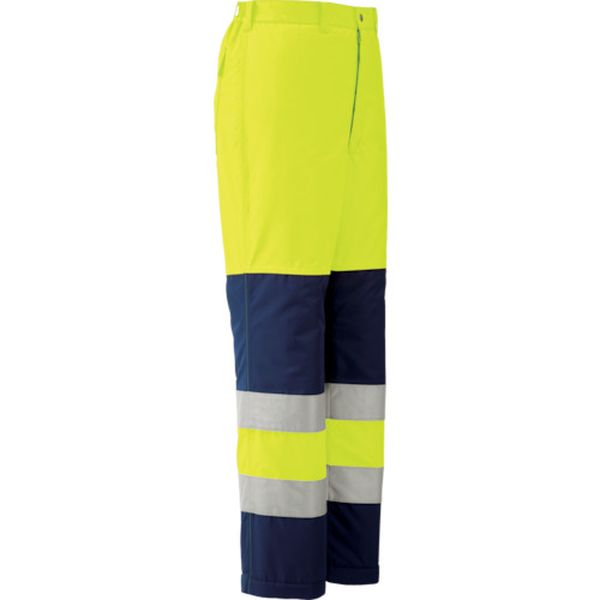 ・ISO20471に準拠した、高視認性・防水・帯電防止防寒服です。・優れた撥水性と防水性で、雨天時の作業の安全と快適性をサポートします。・裾アジャスターがパンツの裾のばたつきを抑え、冷たい外気の侵入を防ぎます。・夜間作業の安全を考慮して、膝...