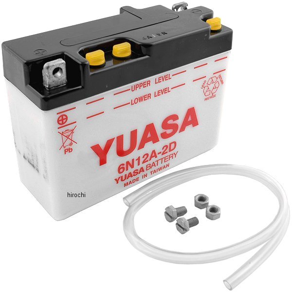 ユアサ YUASA バッテリー 開放型 6N12A-2D70年 ホンダ CB175K Super Sport78年-79年 ホンダ CM185T Twinstar本製品は液別バッテリーで電解液の付属が有りませんので、お手数ですが電解液は電解...