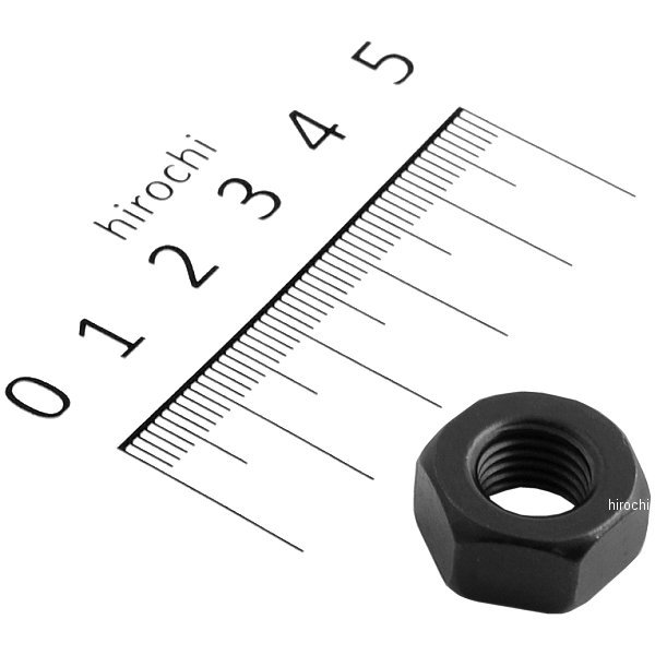 ポッシュ POSH ステンレス六角ナット汎用ネジサイズ:M10 P1.25スタンダードタイプ高さ:8mm対辺:17mmカラー:ブラック1個入り831670-10楽天 HD店　