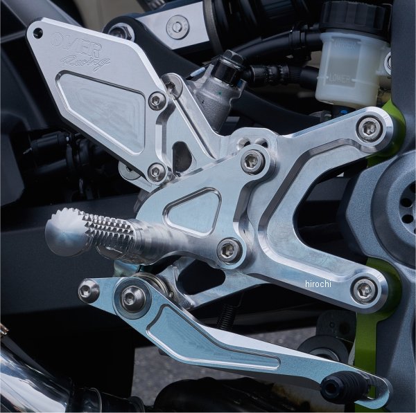 オーヴァー OVER バックステップ 4ポジション18年 カワサキ Z900カラー:シルバー4ポジション35mmBACK/35mmUP35mmBACK/45mmUP45mmBACK/45mmUP45mmBACK/35mmUP・STDマスター...
