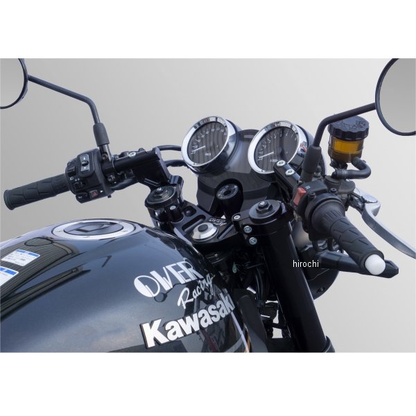 オーヴァー OVER スポーツライディングハンドルキット18年-23年 カワサキ Z900RS18年-23年 カワサキ Z900RS Cafeカラー:ブラックアルマイト仕上げトップブリッジ、ハンドルバー、クランプ、スペーサーのキットです。ハ...