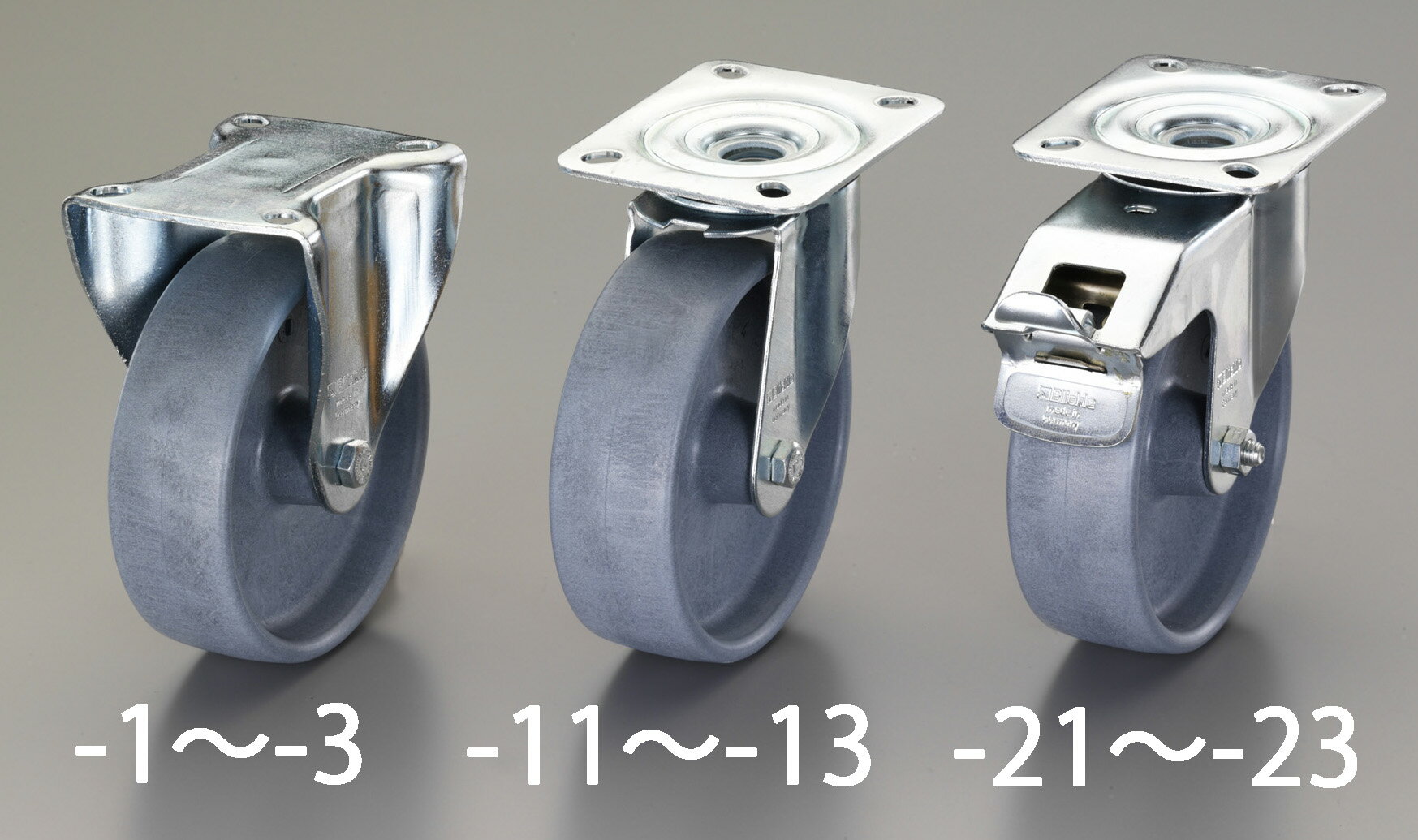 ●耐熱温度:-25-80°C●材質:金具:プレス鋼板(亜鉛メッキ)、車輪:ナイロン6(導電性仕様)●仕様:固定●車輪径×幅:125×40mm●全高:125mm●耐荷重:150kgプレーンベアリング000012261088楽天 HD店