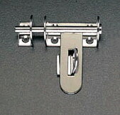 材質：SS-41仕上：ユニクロメート全長：101mm取付穴径：4mm鍵穴径：9mmプレートサイズ：本体：62X30mm受側：30X18mm000012065215 HD　