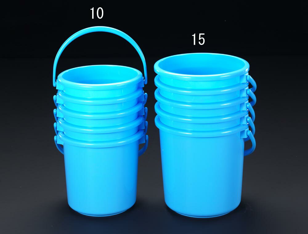 ●容量…15L●サイズ(mm)…φ315×300(H)●入数…5個●備考…1L毎に目盛り線が付いています。プラスチック製000012040964楽天 HD店　