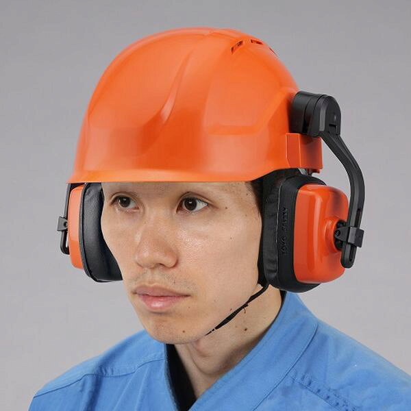 遮音：36dB（周波数4000Hzの場合）イヤーマフ遮音値：500Hz：25dB、1000Hz：29dB、2000Hz：33dB、4000Hz：36dB重量：約567gカラー：オレンジ材質：帽体：ABS、イヤーカップ：PE、 取付部品・差込...