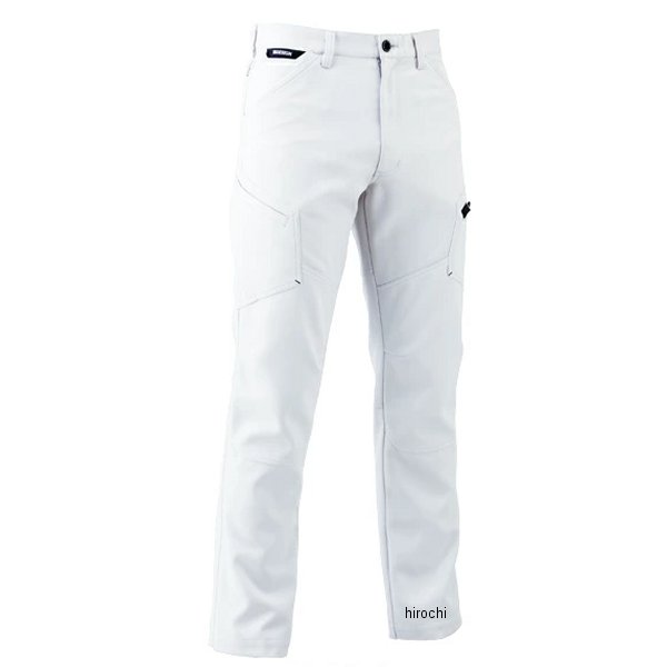 TSデザイン ACTIVE メンズカーゴパンツサイズ:5Lカラー:ホワイト素材:裏綿ツイル(ポリエステル90％、綿10％)(導電繊維混入)静電気を撃退。スポーティカラーパンツ。作業服の静電気帯電に起因して発生する災害・障害を阻止します。JI...