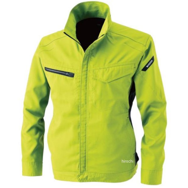 TSデザイン AIR ACTIVEロングスリーブジャケットサイズ:LLカラー:ライトグリーン素材:ストレッチエアーリップ(ポリエステル90%・綿10%)【仕様説明】肌に張り付きにくい、サラッとした涼しい素材のJIS T8118適合の制電作業...