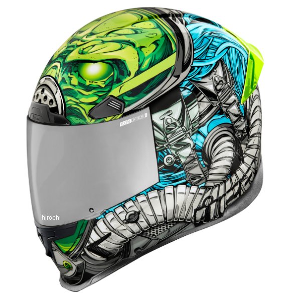 アイコン ICON フルフェイスヘルメット AIRFORM PRO OUTBREAKサイズ:XS(53cm-54cm)カラー:ブルーシェル:ポリカーボネート重量:1,620g Medium Size (+/-50g)クーリングシステム:スー...