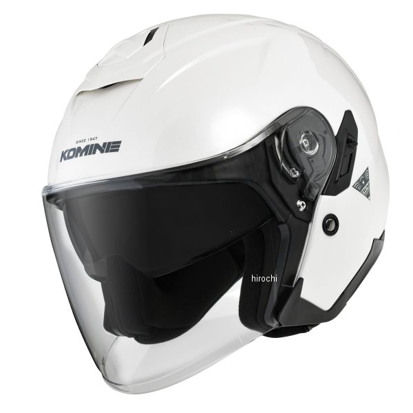 コミネ KOMINE FL コンポジット FRP ジェットヘルメットサイズ:Lカラー:パールホワイト【仕様説明】高品質複合素材FRPシェルを採用し、高強度と軽量化を実現した本格ジェットヘルメット。国際特許取得のドイツFIDLOCK社製マグネ...