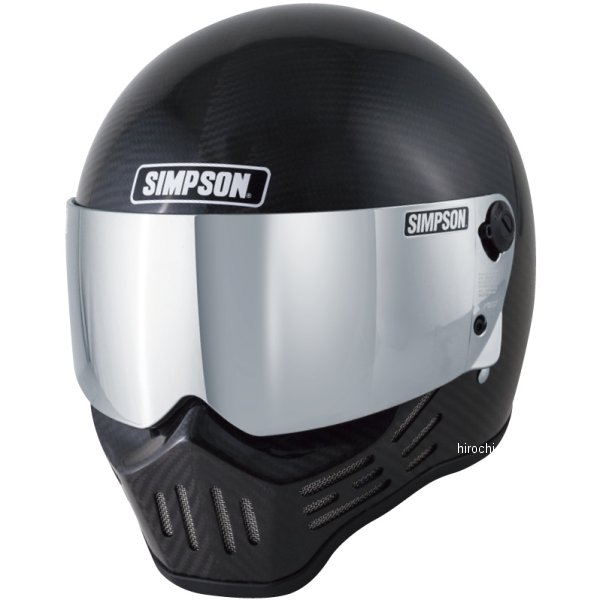 シンプソン SIMPSON M30サイズ:62cmラージシェル標準チークパッド厚さ:62cm(ラージシェル2.5cm)カラー:カーボン標準装備シールド:クリアシールド【仕様説明】・SG規格(全排気量対応)・チークパッド着脱可能※細部デザイン...