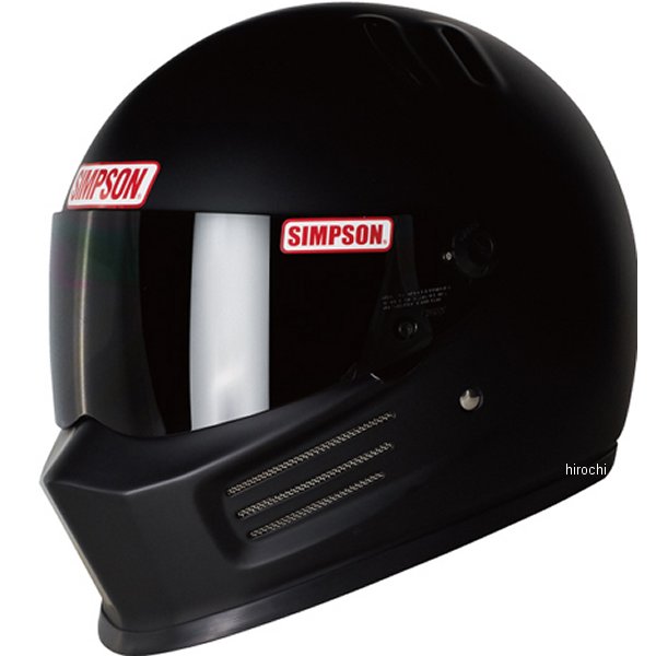 シンプソン SIMPSON BANDIT Proサイズ:58cmスモールシェル標準チークパッド厚さ:58cm(スモールシェル3.0cm)標準装備インナーパッド厚さ:58cm(スモールシェル1.4cm)カラー:マットブラック標準装備シールド:...