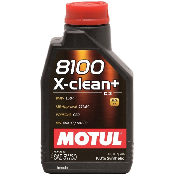 モチュール MOTUL 4輪エンジンオイル 8100 X-clean+容量:1LSAE粘度:5W-30エンジンタイプ:4ストロークエンジン用ディーゼル用オイル100%化学合成※パッケージは予告なく変更になる可能性がございます。110573楽...
