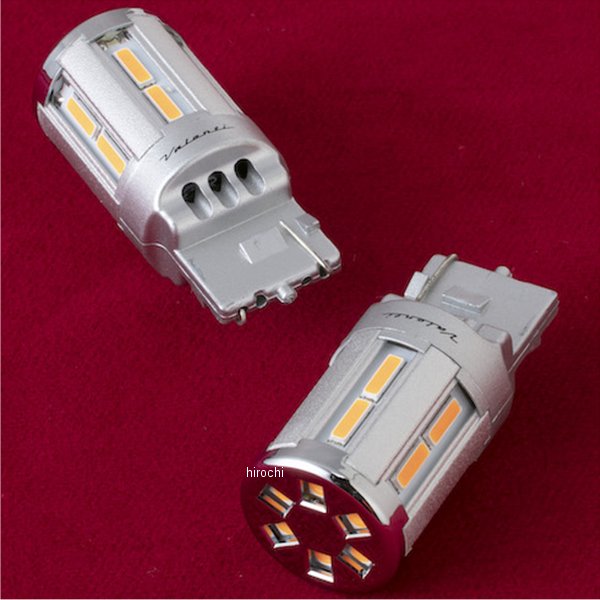 ヴァレンティ VALENTI LEDウインカーバルブカラー:アンバールーメン値:400lm(1個)使用LED:1chip SMD 高輝度18LED(SMD)(1個)用途:ウインカーランプ規格:T20シングルウェッジ(W3×16d/WX3×1...