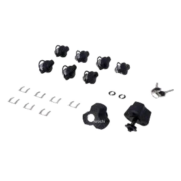 SWモテック SW-MOTECH TRAX キーシリンダー EVOキャリア盗難防止ロックセットキーシリンダー7個, EVOキャリアロック2個, キー2本QLS0004615100楽天 HD店