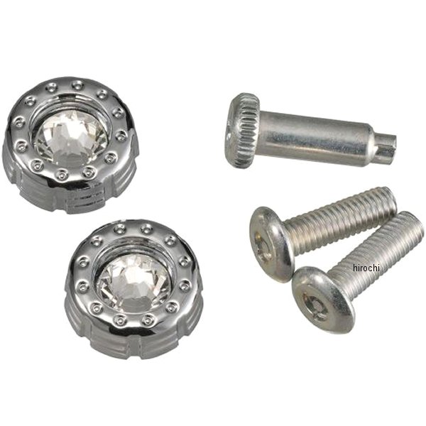 カーメイト LUXIS セキュリティボルト&キャップカラー:クロームメッキ/クリスタル製品サイズ H9×W21×D21(mm)セキュリティナンバーボルト&キャップ。スワロフスキークリスタルを使ったナンバーボルトキャプ(2個)。オリジナル設計...