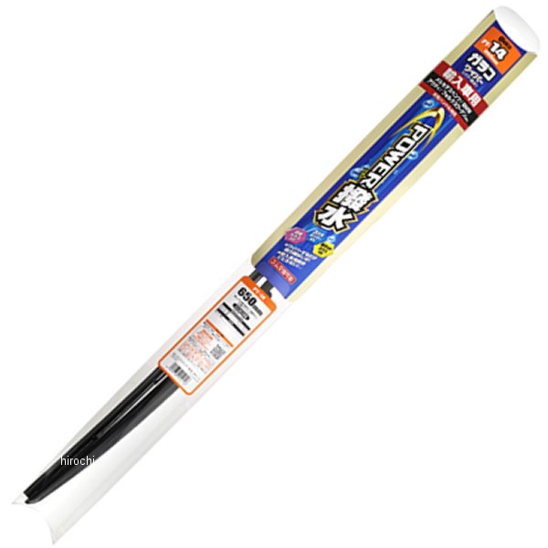 ソフト99コーポレーション ガラコワイパーパワー撥水輸入車用ブレード長さ:600mmゴム幅:8mm付属品:アダプター5種類国産車に比べワイパーアーム圧が高い輸入車には、従来のワイパーゴムでは払拭が悪くなり、使用ができませんでした。ガラコワイ...