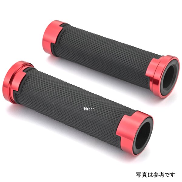 デイトナ GRIPPGRIP AL BASEレッドアクセルを握ったとき滑りにくい表面パターンと、グリップ力に優れる素材を組み合わせることで、長時間のライディングでも疲れにくい。人気のGG−D−BASEと、アルミリングの組み合わせ。全長125...