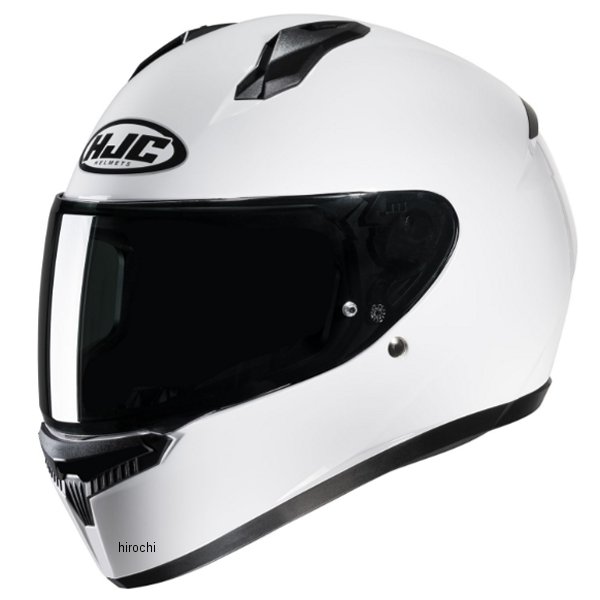 エイチジェイシー HJC フルフェイスヘルメット C10 ソリッドサイズ:Sカラー:ホワイトシールド:標準クリアシールド規格:SG・JIS付属品:ブレスガード・チンカーテン・ポリカーボネートシェル・抗菌、速乾内装(着脱式)・ACS(Adva...