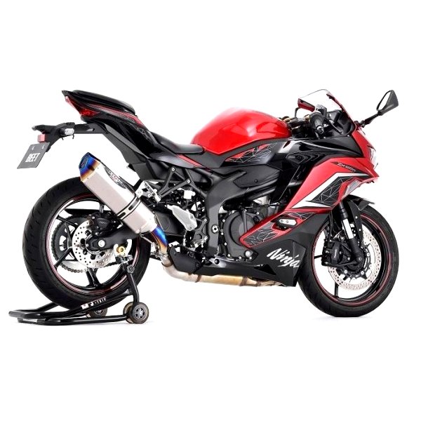 0228-KH7-50 ビート BEET N-EvoII スリップオンマフラー23年以降 カワサキ Ninja ZX-25Rカラー:クリアチタンサイレンサーシェル長：350mmJMCA認定94dB(純正触媒使用確認書付属)専用サイレサーステ...