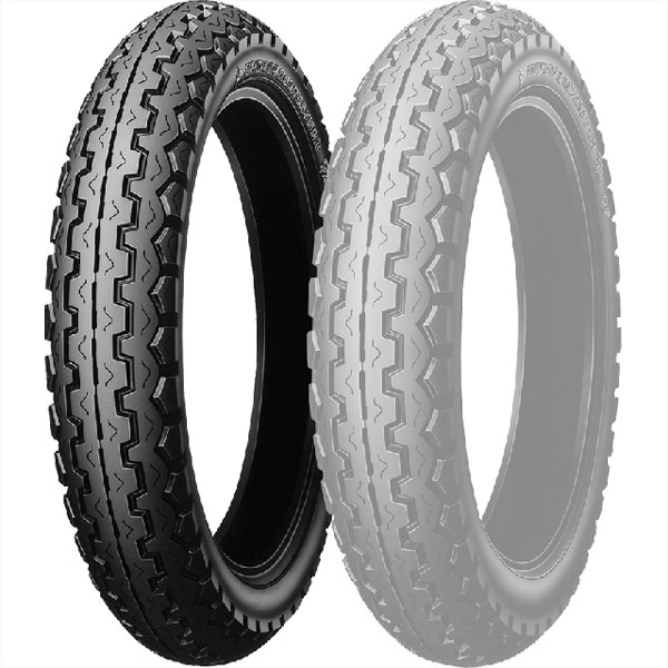 ダンロップ DUNLOP TT100GP用途:フロント用リム径:18インチチューブレスタイヤ扁平率:90%荷重指数:56(224kg)速度記号:H(210km/h)1本売り333806楽天 HD店　