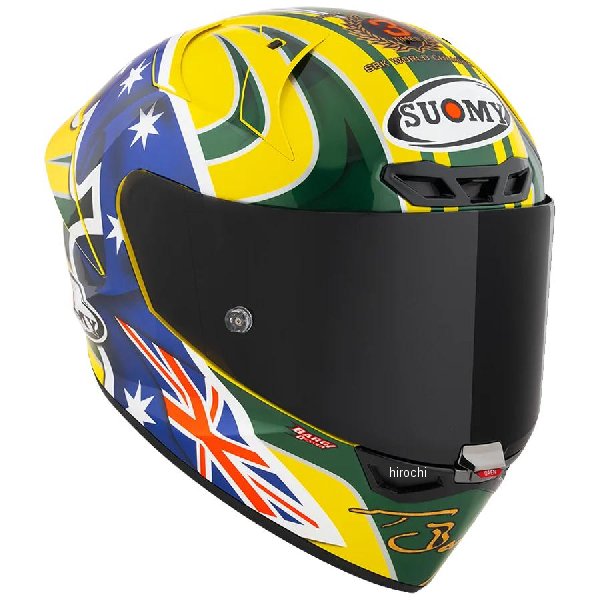 スオーミー SUOMY S1-XR GP KING BAYLISS 2005 Lサイズサイズ:L※クリアーシールドが標準装備。ノーズディフレクター、チンカーテン付属。先進的なデザインと技術を融合し、MotoGPライダーの意見を積極的に取り入...