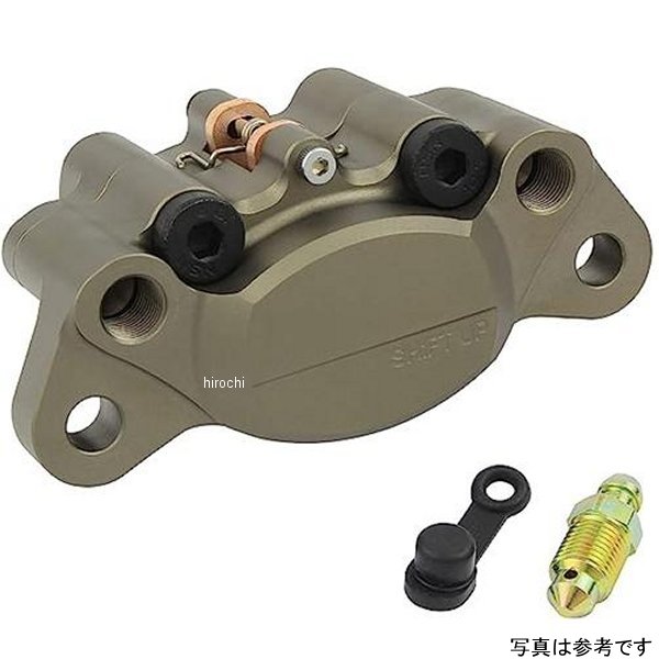 シフトアップ SHIFTUP 2p ビレットキャリパーカラー:スモークチタン取り付けピッチ:84mm(bremboカニと同様)ピストン径:φ25.4mmバンジョーボルト径:M10/P1.00対応160mmディスクローター対応Carbone ...