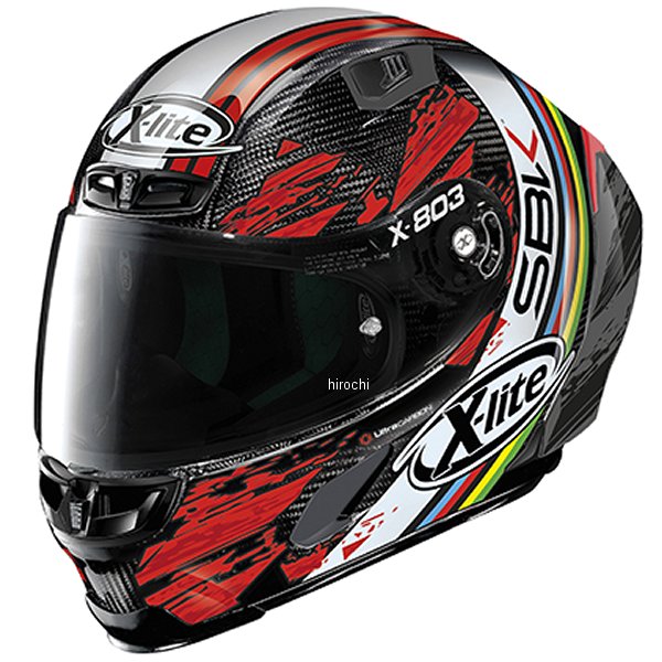 ノーラン NOLAN フルフェイスヘルメット X-803RS Ultra Carbonサイズ:XLカラー:SBK/68アウターシェル材質:カーボン＆コンポジットファイバー内装:脱着洗濯可能あごひも:Dリング付属品:PINLOCKR曇り止めシ...