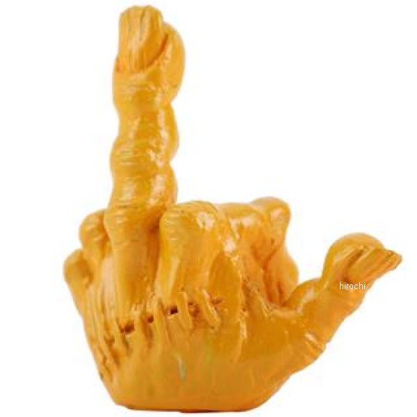 MMS-VC017 GOODS グッズ FXXK! HANDSIGN バルブキャップ イエロー汎用材質:本体:レジン バルブキャップ本体:黄銅サイズ:幅:約32mm 高さ:約37mm 奥行き:約18mm【仕様説明】皮膚、爪、しわ、肉の盛り上...