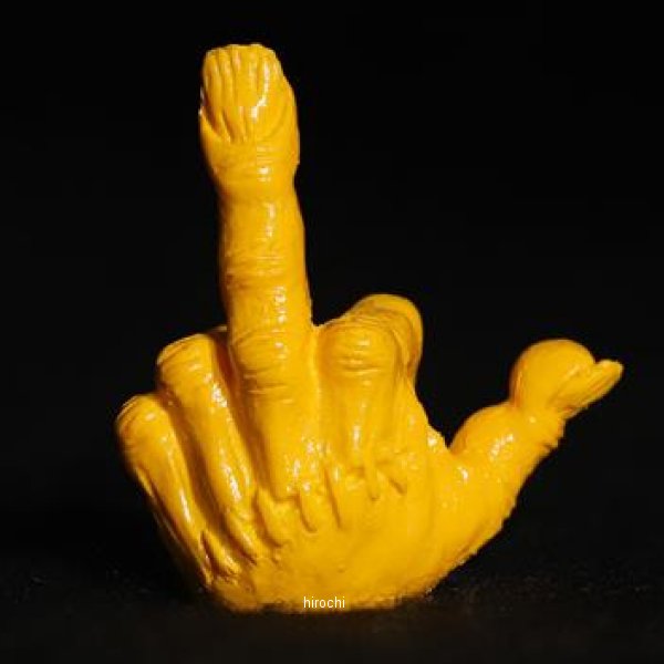 MMS-VC061 GOODS グッズ FXXK! HANDSIGN バルブキャップ CC110イエロー汎用材質:本体:レジン バルブキャップ本体:黄銅サイズ:幅:約32mm 高さ:約37mm 奥行き:約18mm【仕様説明】皮膚、爪、しわ、...