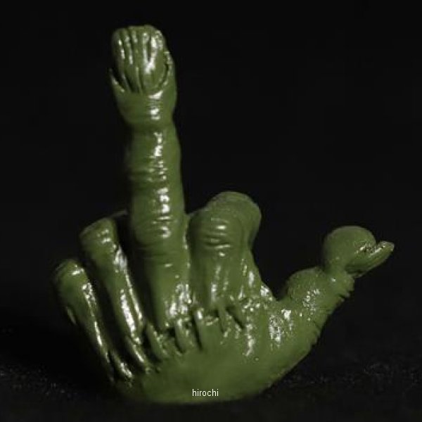 MMS-VC063 GOODS グッズ FXXK! HANDSIGN バルブキャップ CC110グリーン汎用材質:本体:レジン バルブキャップ本体:黄銅サイズ:幅:約32mm 高さ:約37mm 奥行き:約18mm【仕様説明】皮膚、爪、しわ、...