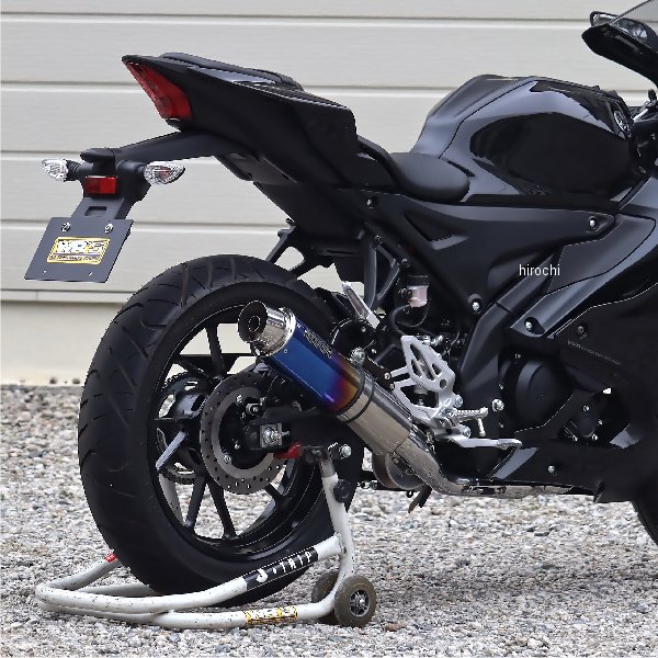ダブルアールズ WR'Sラウンド 焼き色チタンサイレンサーヤマハ MT-125(8BJ-RE45J)ヤマハ YZF-R125(8BJ-RE45J)ヤマハ YZF-R15(8BK-RG86J)JMCA認証品マフラー重量:・ステンレスサイレンサ...