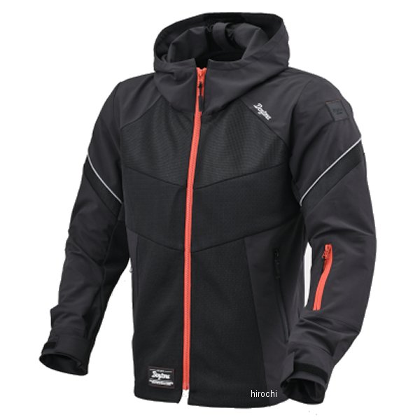 デイトナ DJ-010 ハーフメッシュパーカーサイズ:XL (着丈74 / 肩幅47.5 / バスト122 / 裾周り121 / 袖丈67(cm))カラー:ブラック/レッド安心の耐摩耗性。しなやかで軽い着心地。CE規格の安全基準に合格したプ...
