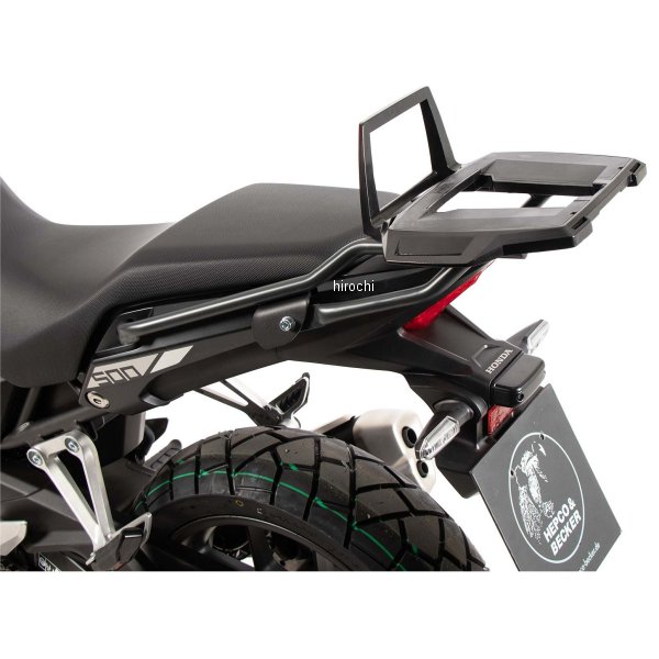 ヘプコアンドベッカー HEPCO&BECKER トップケースキャリア アルラック24年 ホンダ NX40024年 ホンダ NX500カラー:アンスラサイト積載重量:（ケース重量含む）10.0kg耐荷重:5kg重量:2.8kg素材:スチール、...