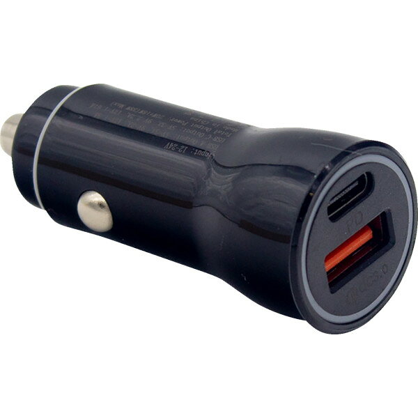 RidePower シガーライター電源アダプターカラー/仕上げ ブラックUSB/USB-CRPCIGUSBUSBCADP楽天 HD店　
