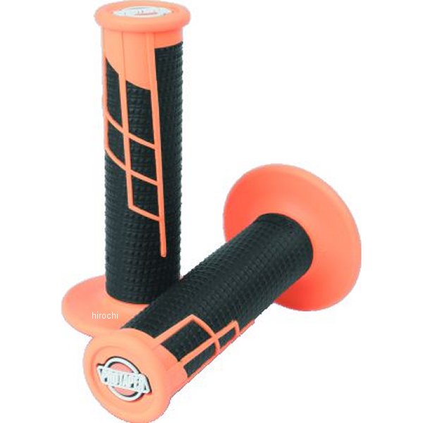 ProTaper Clamp-On 1/2 Waffle Grip - Neon Orange/Blackメーカー：ProTaperメーカー品番：021661・掲載画像は、カタログより抜粋した参考画像となっております。ご不安な場合は、メーカ...
