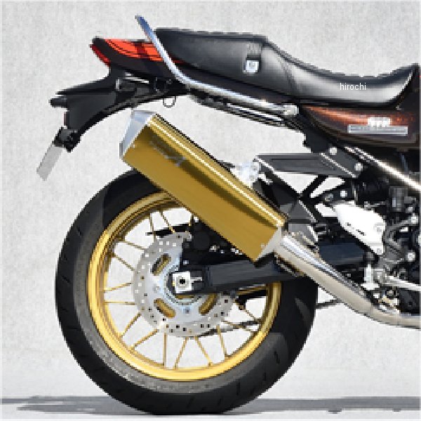 ヤマモトレーシング チタン4-2-1 TYPE-SA ゴールド22年- カワサキ Z900RS素材/レイアウト チタン4-2-1サイレンサー TYPE-SA ゴールド音量 100db/4250rpm重量 4.6kg（STD11.7kg）仕様...