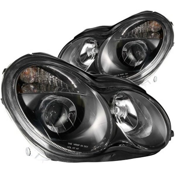 ANZO 2001-2007 Mercedes Benz C Class W203 Projector Headlights Blackメーカー：ANZOメーカー品番：121079・掲載画像は、カタログより抜粋した参考画像となっております。...
