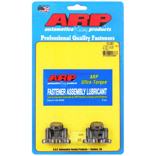 ARP Nissan 2.0L RB25 and 2.6L RB26 Flexplate Bolt Kitメーカー：ARPメーカー品番：102-2901・掲載画像は、カタログより抜粋した参考画像となっております。ご不安な場合は、メーカーサイ...