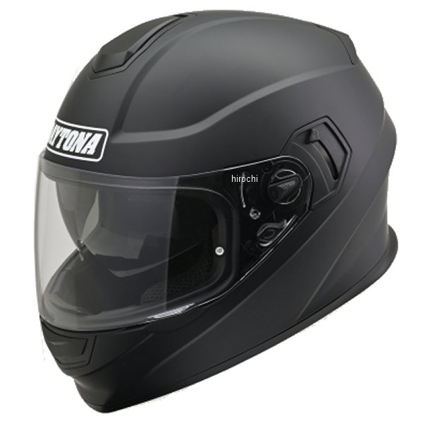 デイトナ フルフェイスヘルメット DN002CPサイズ:Sカラー:マットブラック高強度帽体 ABS+PCデイトナオリジナルヘルメットシリーズ。サイズ別帽体採用で軽量コンパクト。インナーバイザーなどの機能も充実したハイスペックモデル。【規格】...