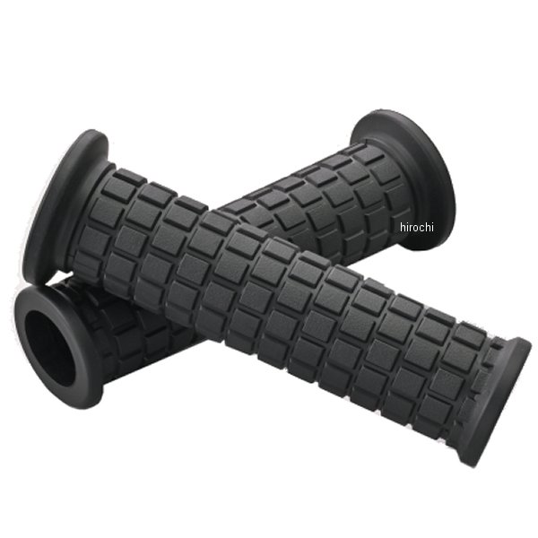 デイトナ GRIPPY GRIP GG-D-BRICカラー：ブラック全長：123mmΦ22.2ハンドル用エンド貫通タイヤ、レンガの積み重ねをイメージしたブロックパターン。48058楽天 HD店