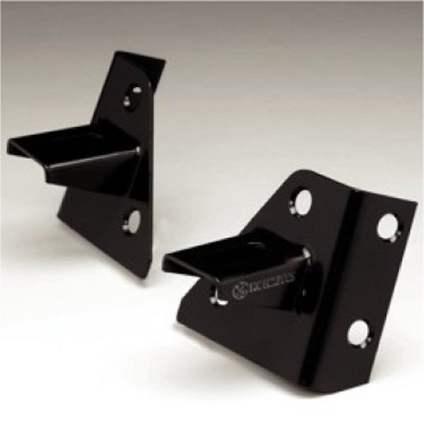 KC HiLiTES 86年-95年 ジープ YJ ウインドシールド Hinge ライト Mount ブラケット セット (2個) - ブラックメーカー：KC HiLiTESメーカー品番：7321・掲載画像は、カタログより抜粋した参考画像と...