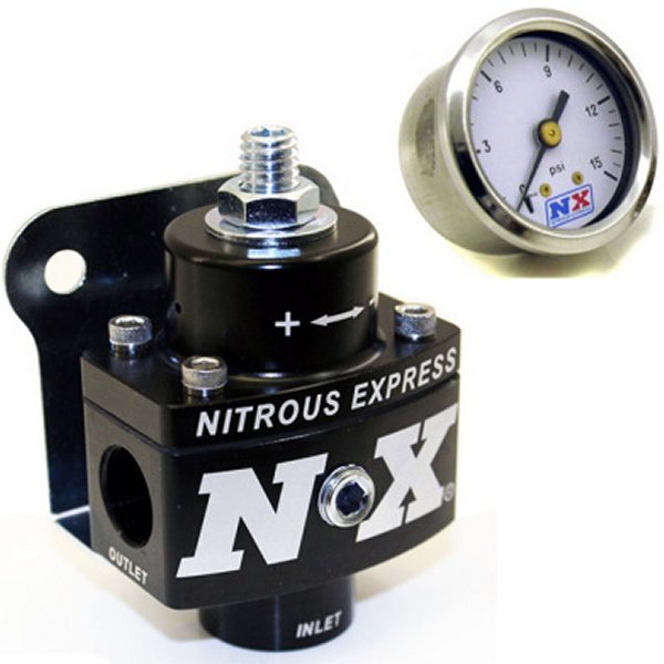 Nitrous Express Fuel Pressure Regulator Non Bypass w/Fuel Pressure Gaugeメーカー：Nitrous Expressメーカー品番：15952・掲載画像は、カタログより抜粋し...