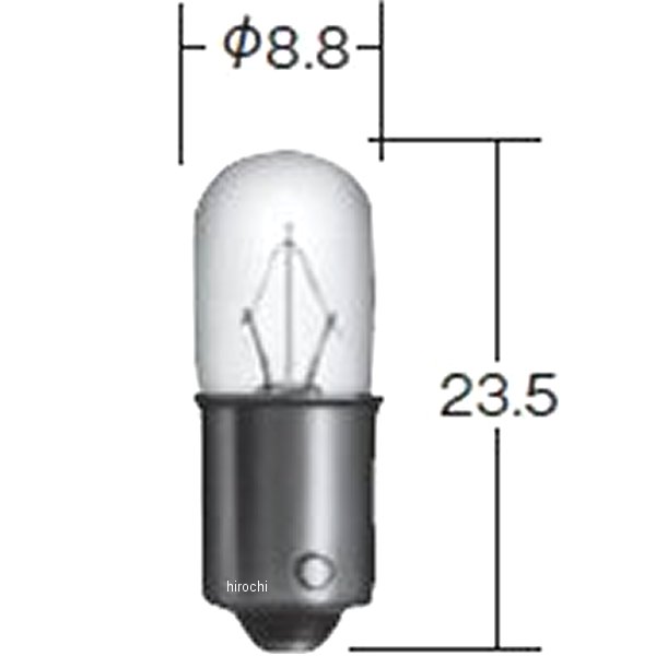 小糸製作所 白熱バルブ光色:クリア定格電圧:12V4W形状:T8.5口金:BA9s用途:計器灯/表示灯用(パネル・シグナルランプ)数量:10個入り1283楽天 HD店