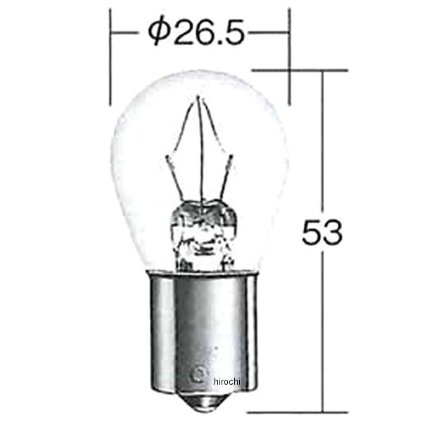 小糸製作所 白熱バルブ光色:イエロー定格電圧:24V25W形状:S25口金:BA15s数量:10個入り4616Y楽天 HD店
