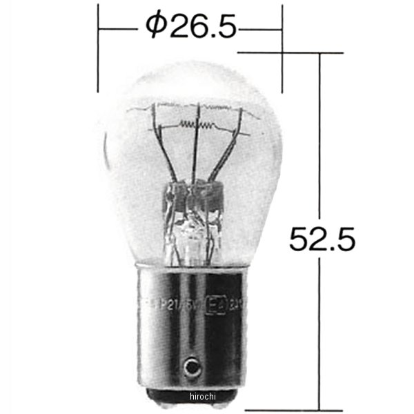 小糸製作所 白熱バルブ光色:クリア定格電圧:24V21/5W形状:S25口金:BAY15d用途:制動灯/尾灯/駐車灯/車幅灯用(テール＆ストップ・パーキング・クリアランスランプ)数量:10個入り4735楽天 HD店